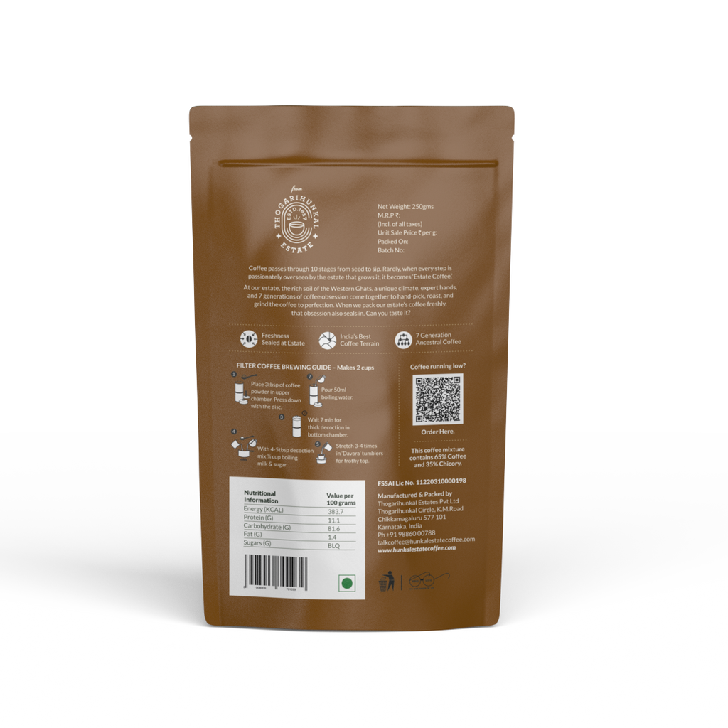 Filter Coffee Bold – Hunkal Estate Coffee