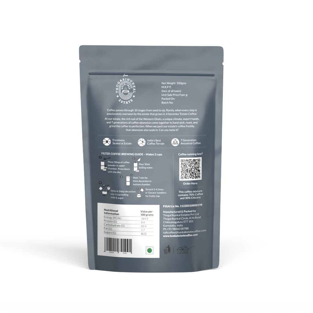 Filter Coffee Strong – Hunkal Estate Coffee