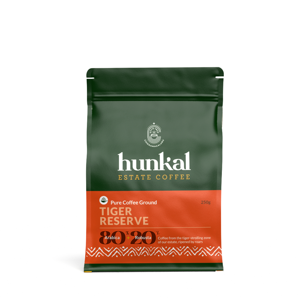 Tiger Reserve - Pure ground coffee (Prev. Morning Brew) – Hunkal Estate ...